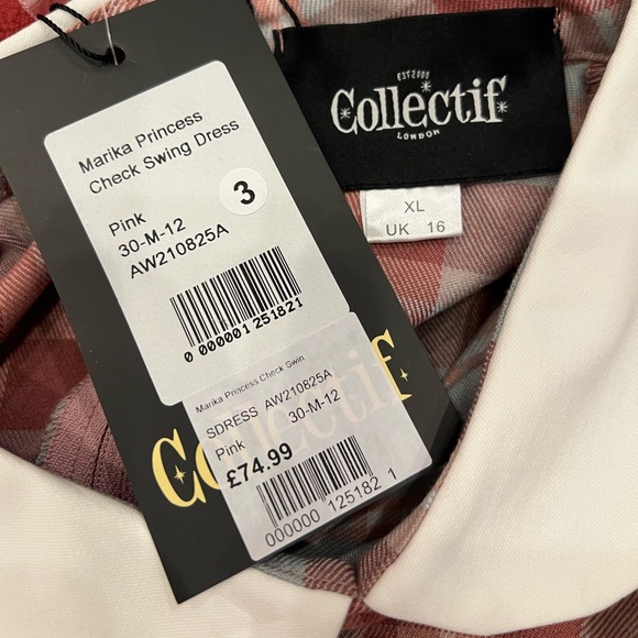 Collectif | Dresses | Collectif Mainline Marika Light Blue And Pink ...